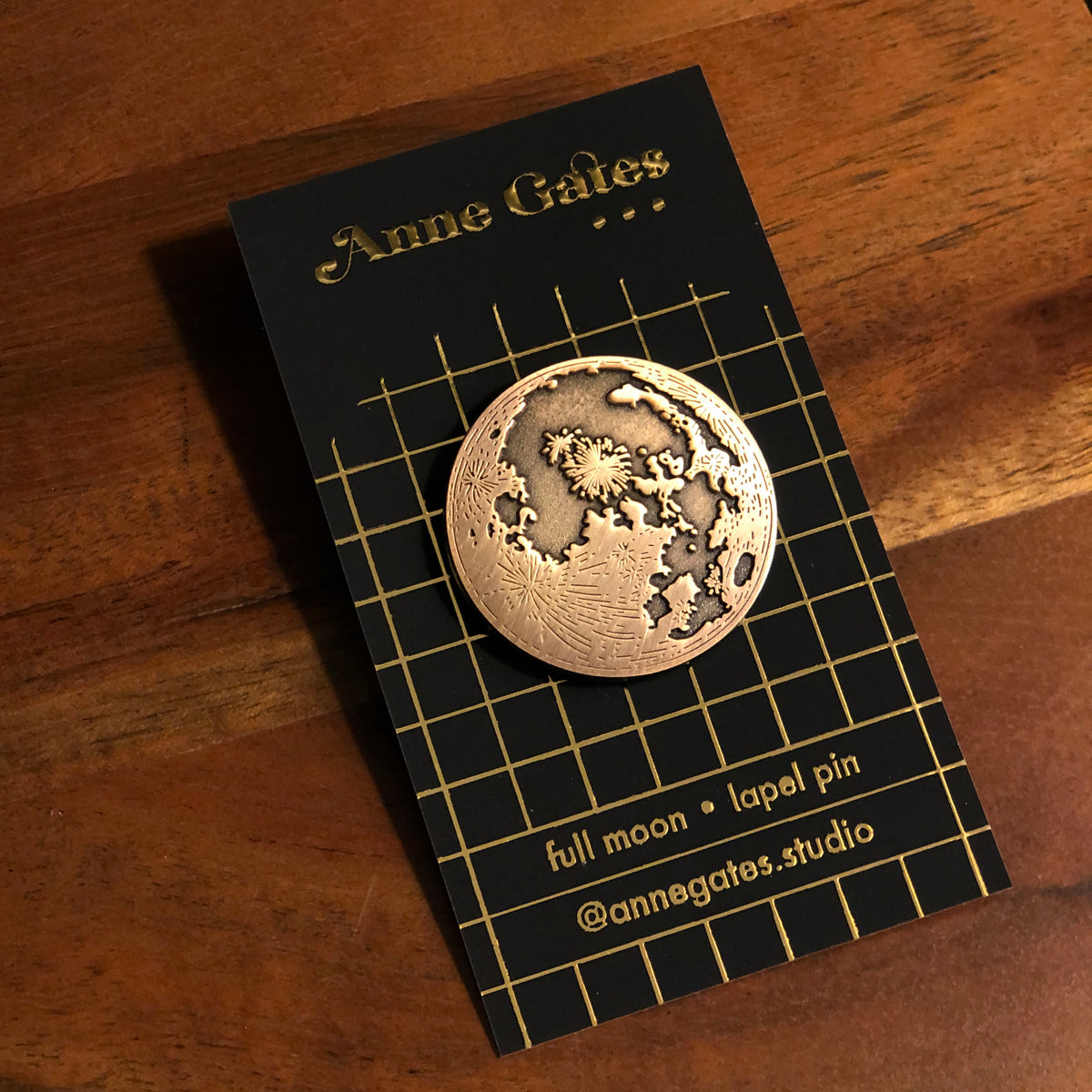 Full Moon Pin – Anne Gates Studio